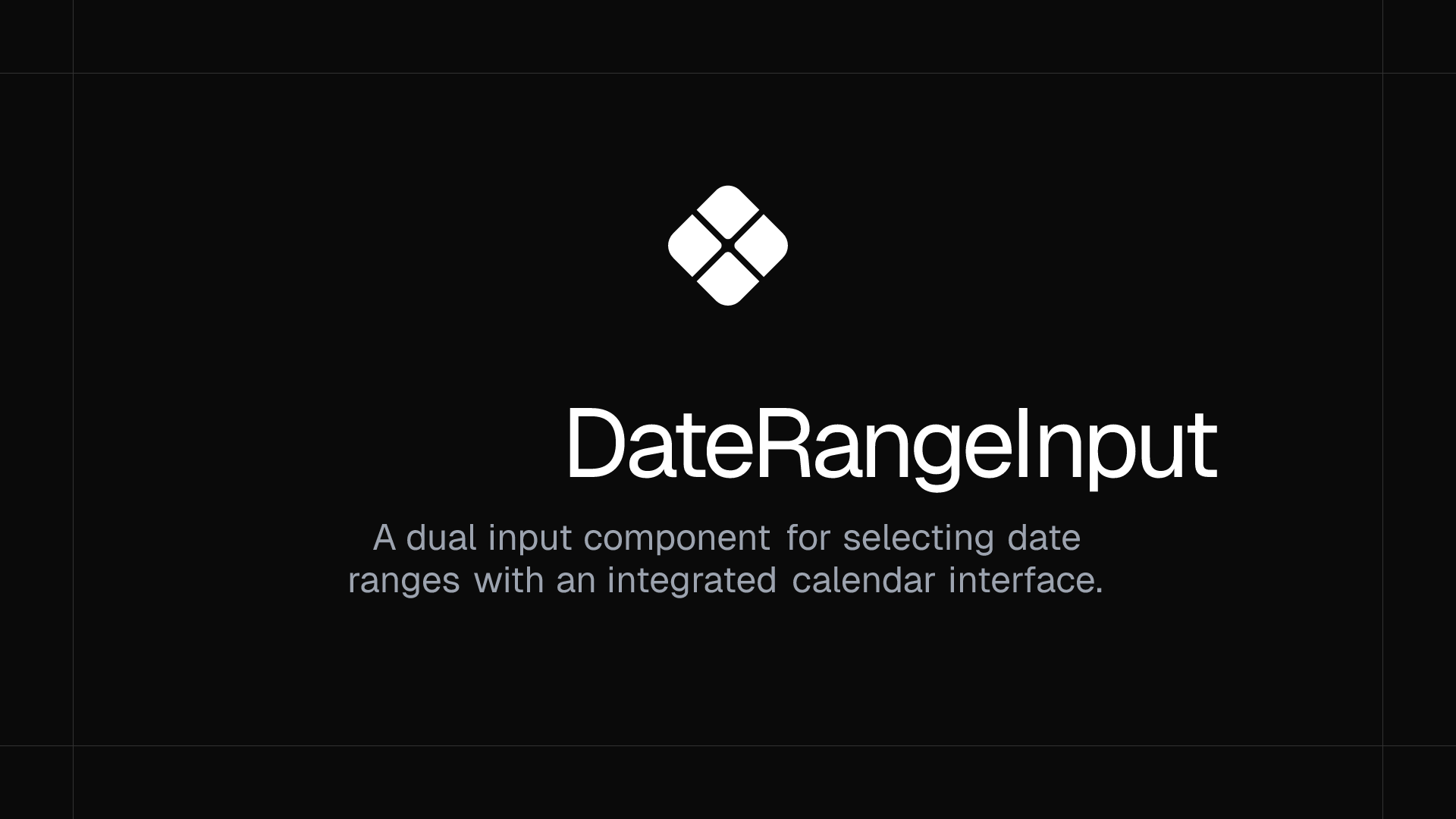DateRangeInput – Once UI