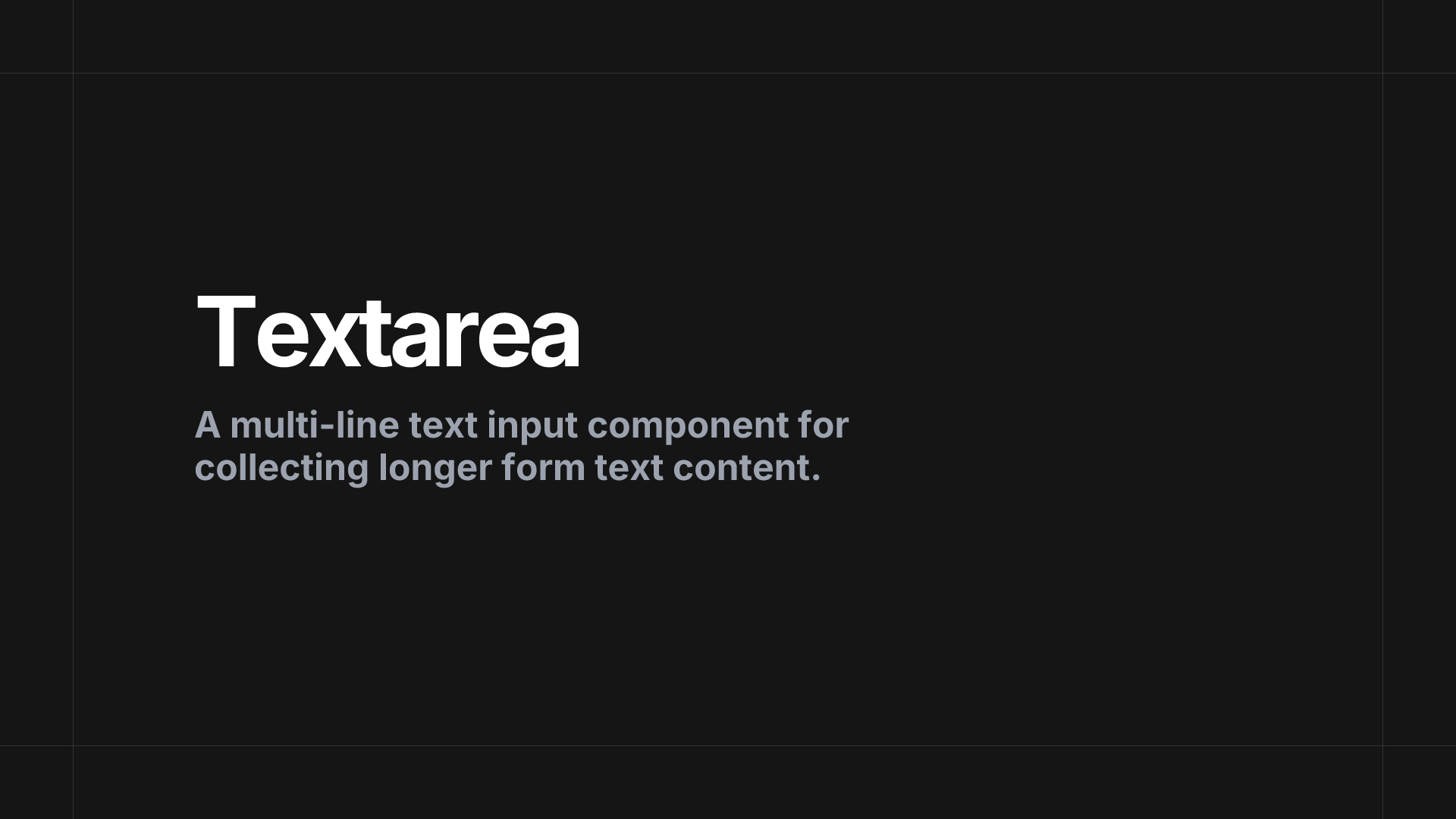 Textarea Once Ui