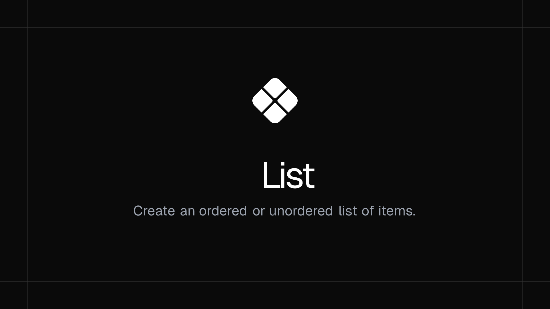 List – Once UI