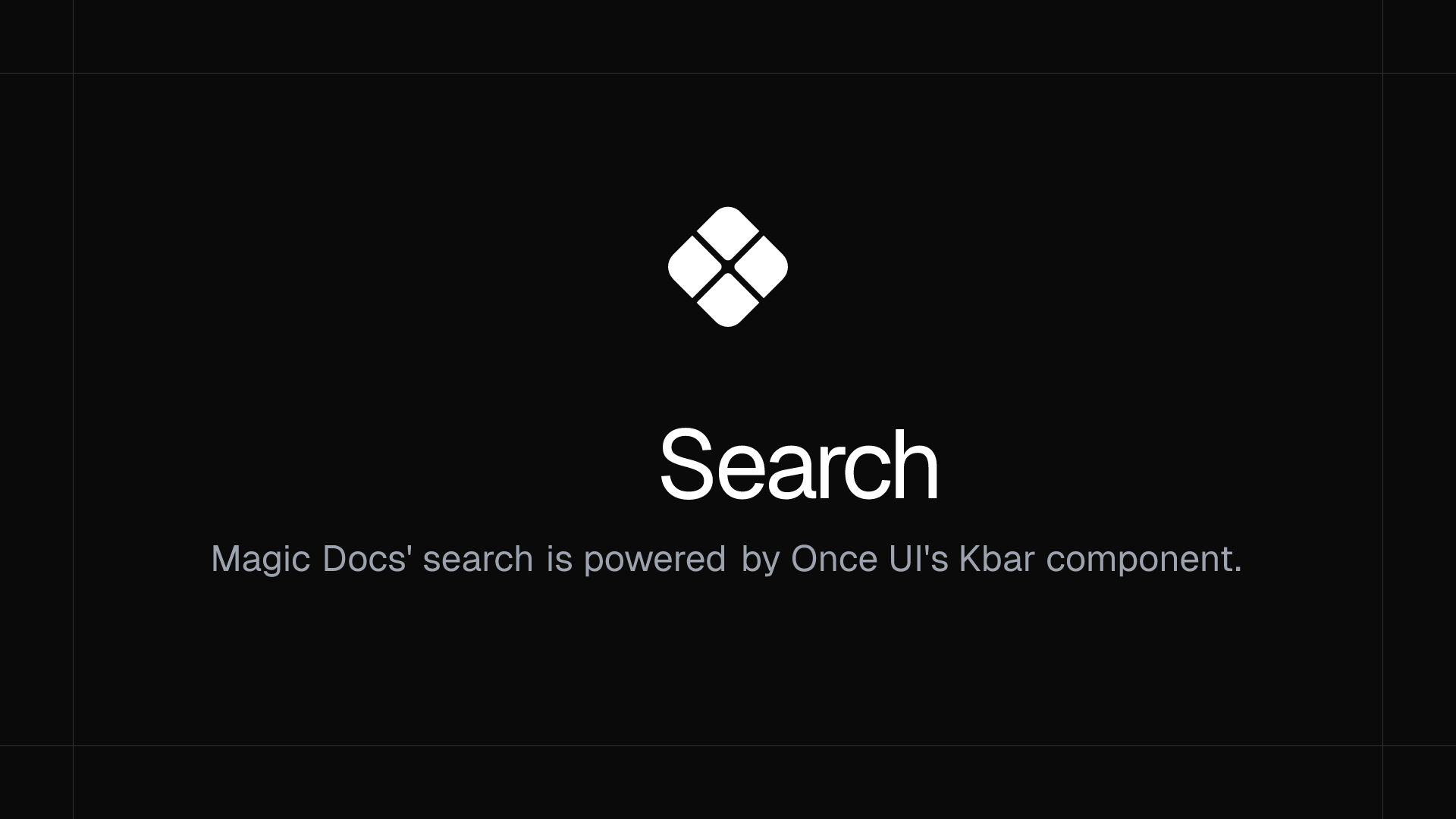 Search – Once UI
