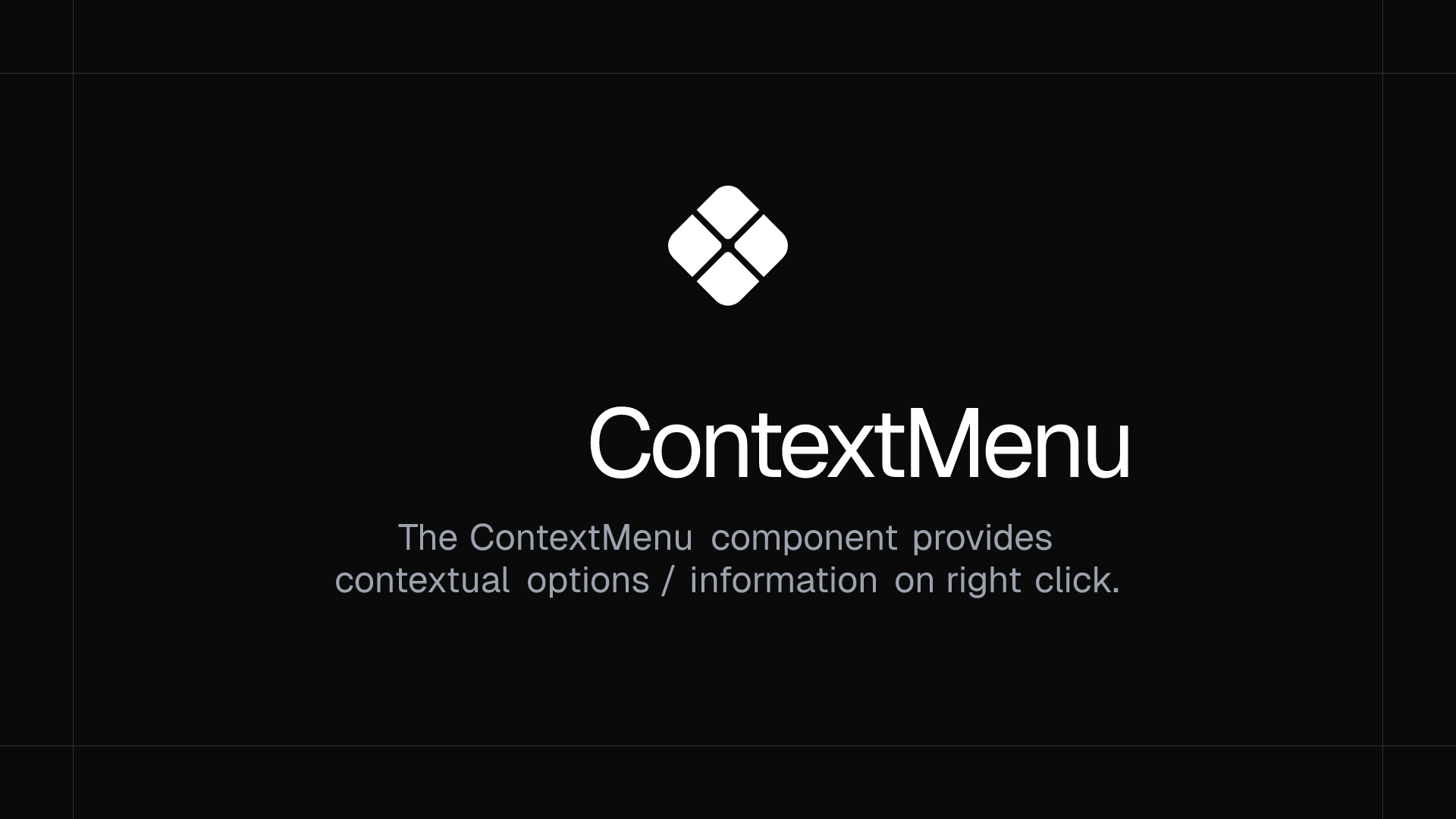 ContextMenu – Once UI