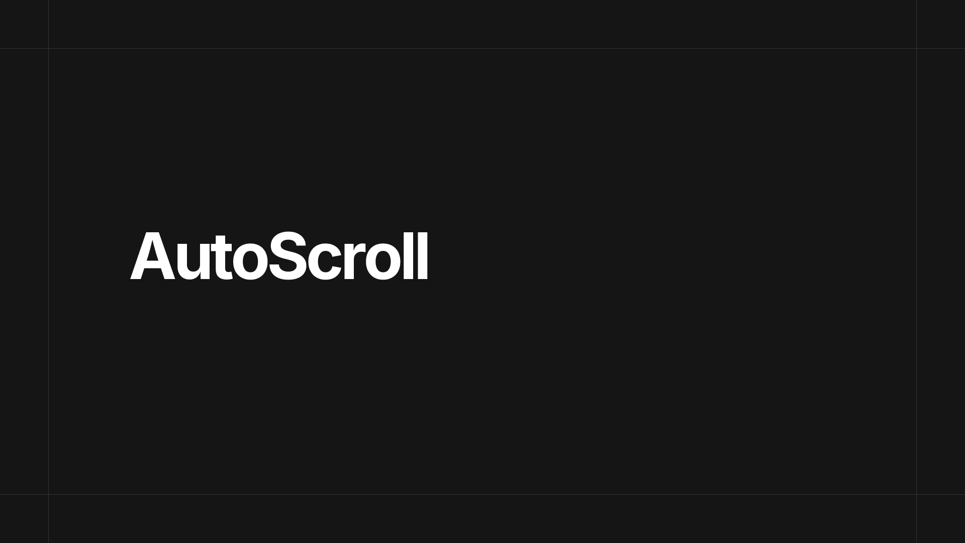 Autoscroll Once Ui